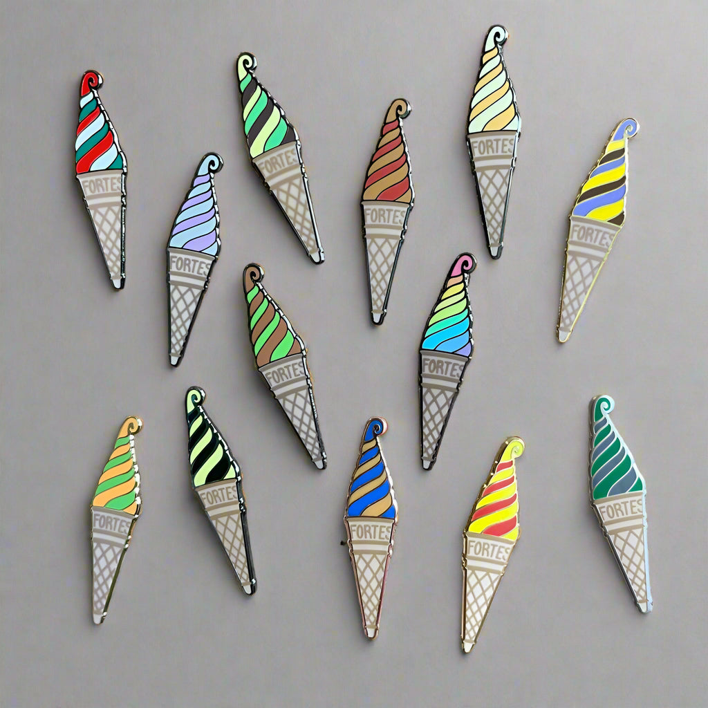 Ice Cream Cone Pin – Magic, Delivered