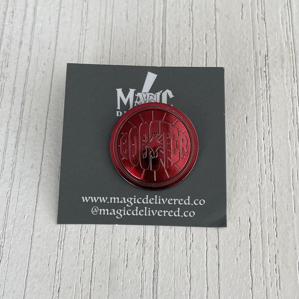 Booster Button Pin – Magic, Delivered