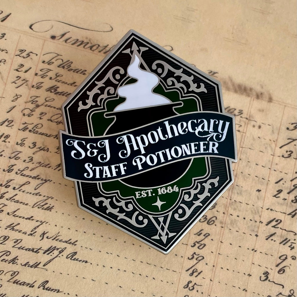 Apothecary Staff Potioneer Pin – Magic, Delivered