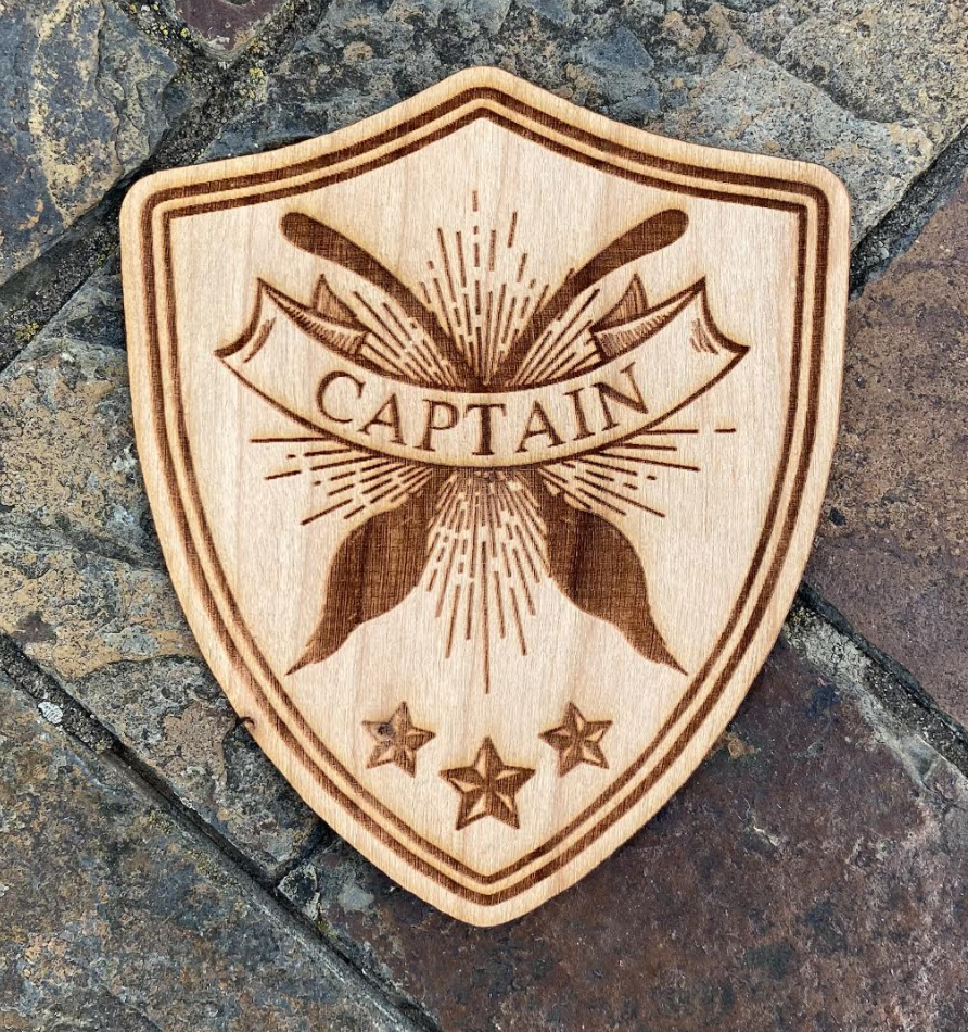 Team Captain Wooden Sticker – Magic, Delivered